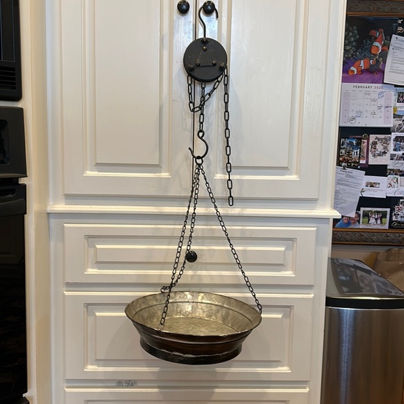 Accents | New Farmhouse Decorative Galvanized Scale | Poshmark